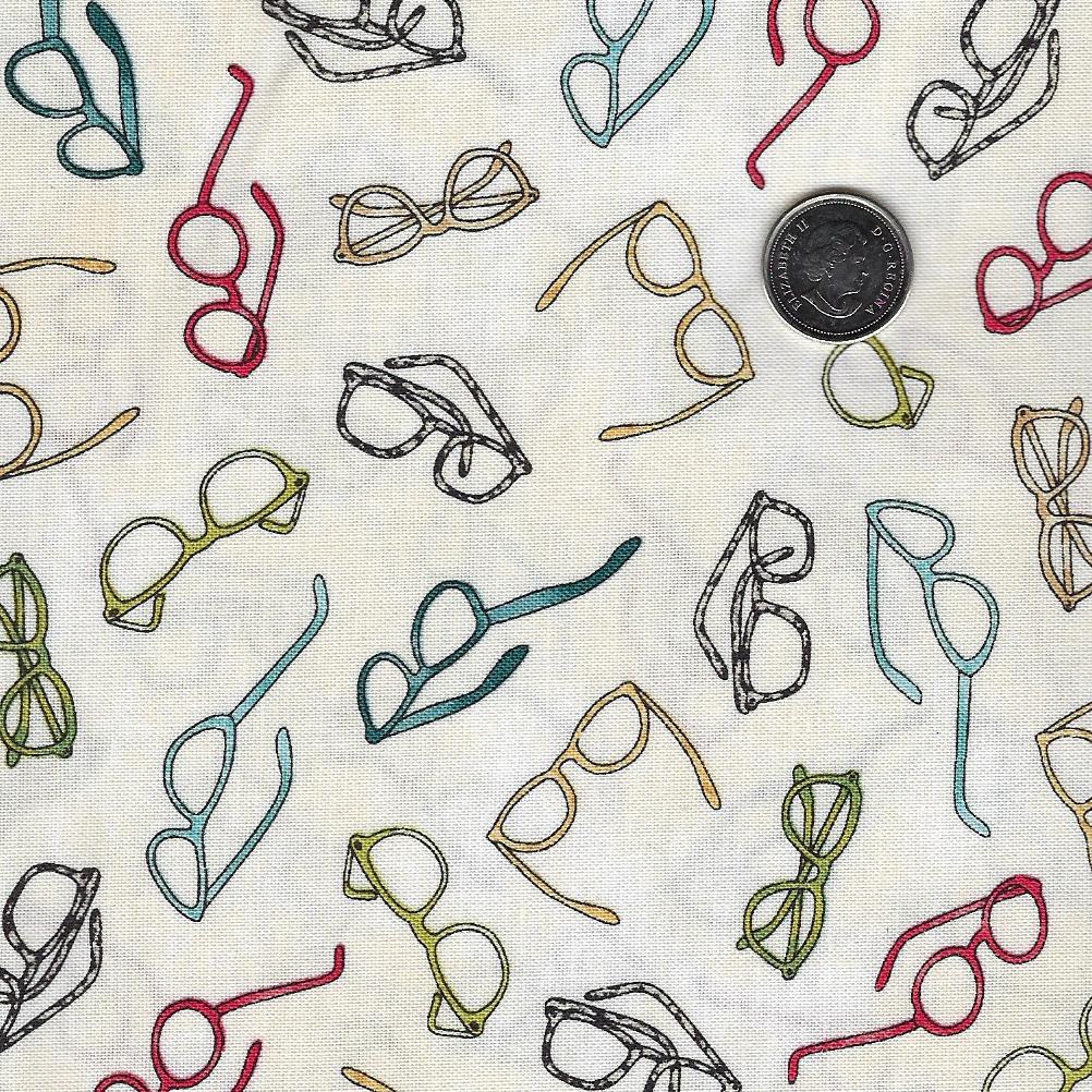 Readerville by Kris Lammers for Maywood Studio - Background Cream Read ...