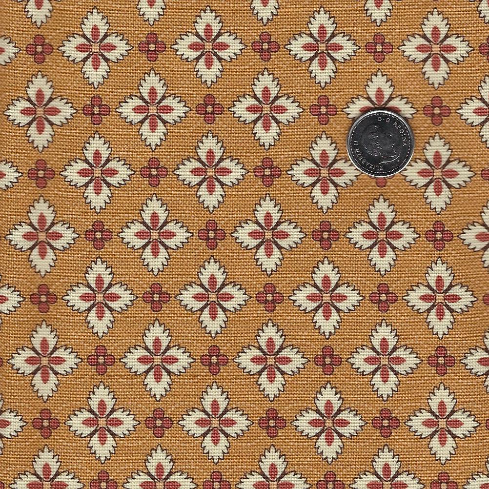 Hearthstone by Lynn Wilder for Marcus Fabrics - Background Gold Tiles ...