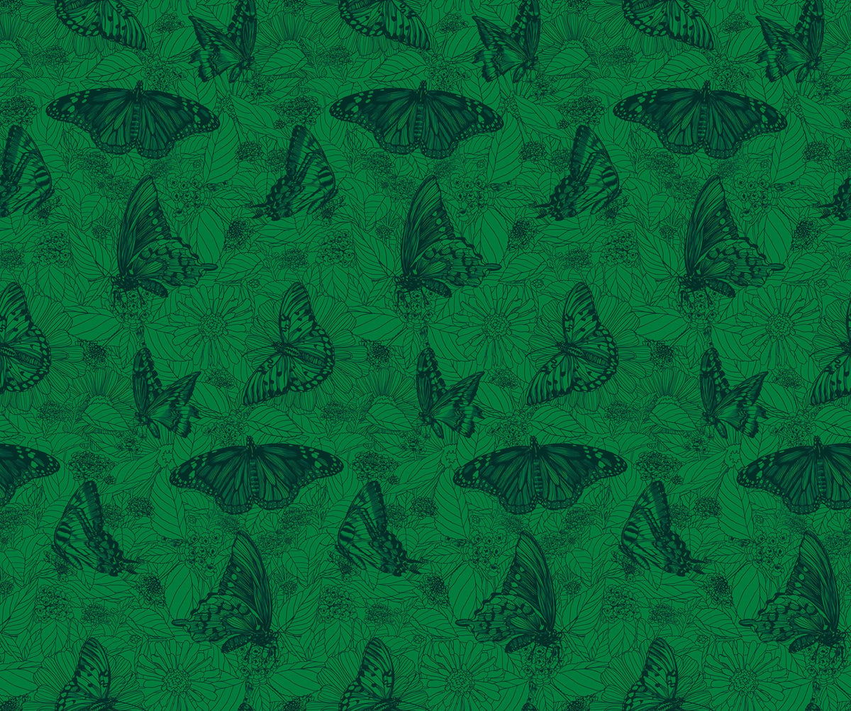 Indelible Ink by Anna Maria for Northcott - Background Jade Winging It ...