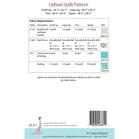 Upbeat by It's Sew Emma – Mad Moody Quilting Fabrics
