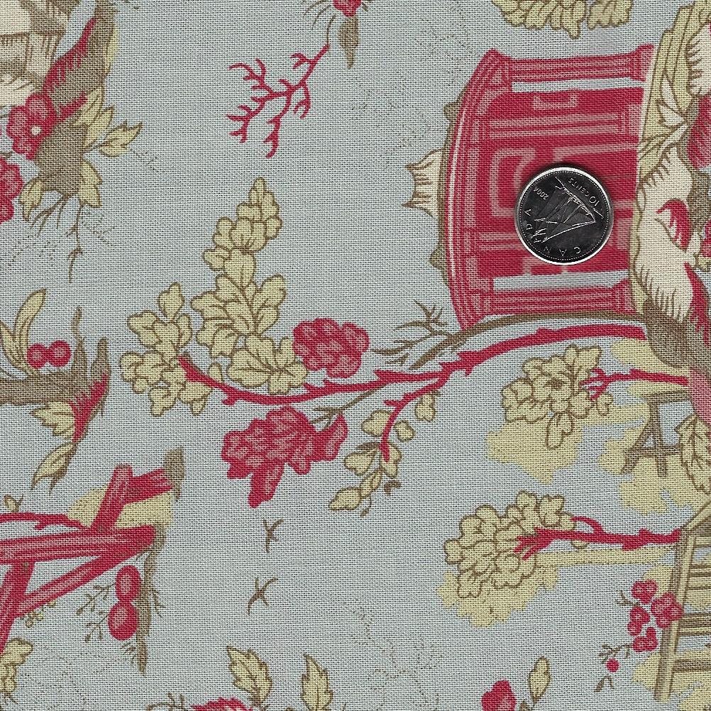 Jardin de Fleurs par French General pour Moda - Champs de Mars Dusty ...