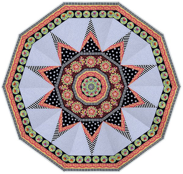 Sundial Pattern by Phillips Fiber Art – Mad Moody Quilting Fabrics